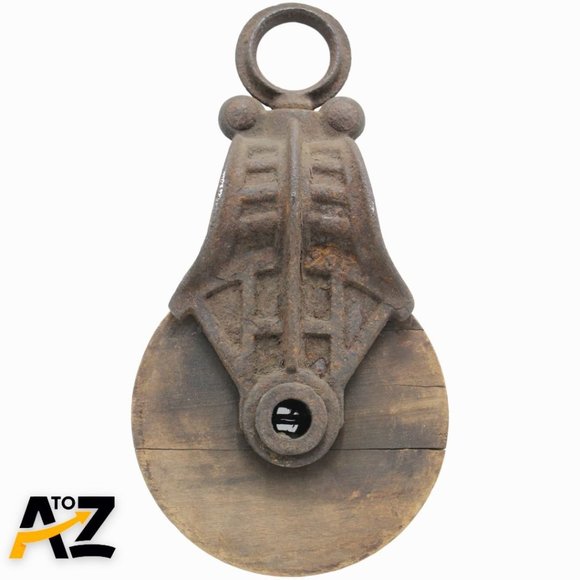 Other | Vintage Cast Iron Wooden Single Barn Pulley H288 | Poshmark